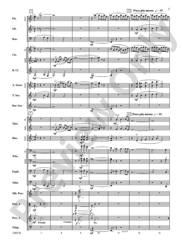 One Thousand Cranes: Score: Concert Band Score - Digital Sheet Music Download