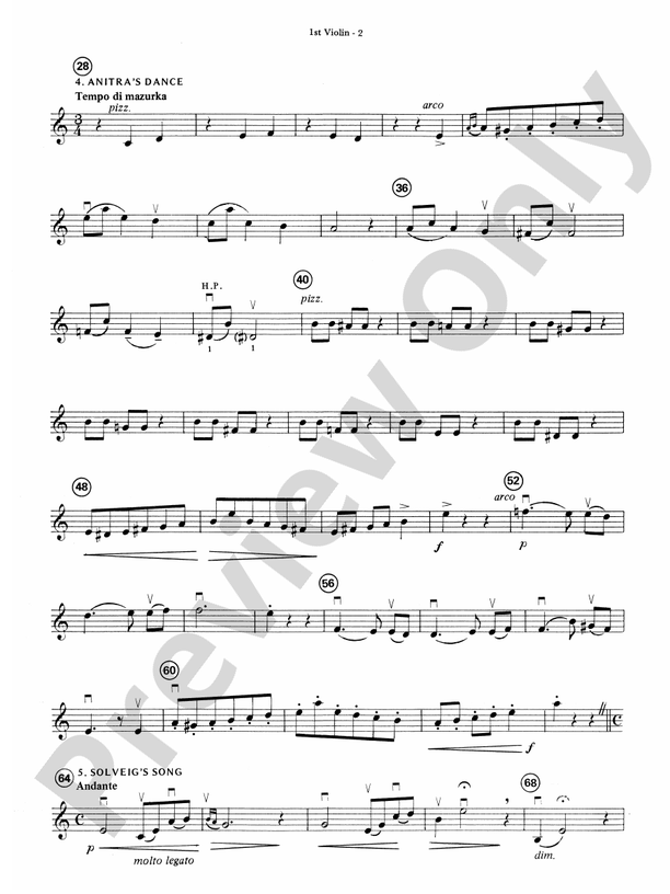 Highland/Etling String Quartet Series: Set 4: 1st Violin: 1st Violin Part - Digital Sheet Music ...