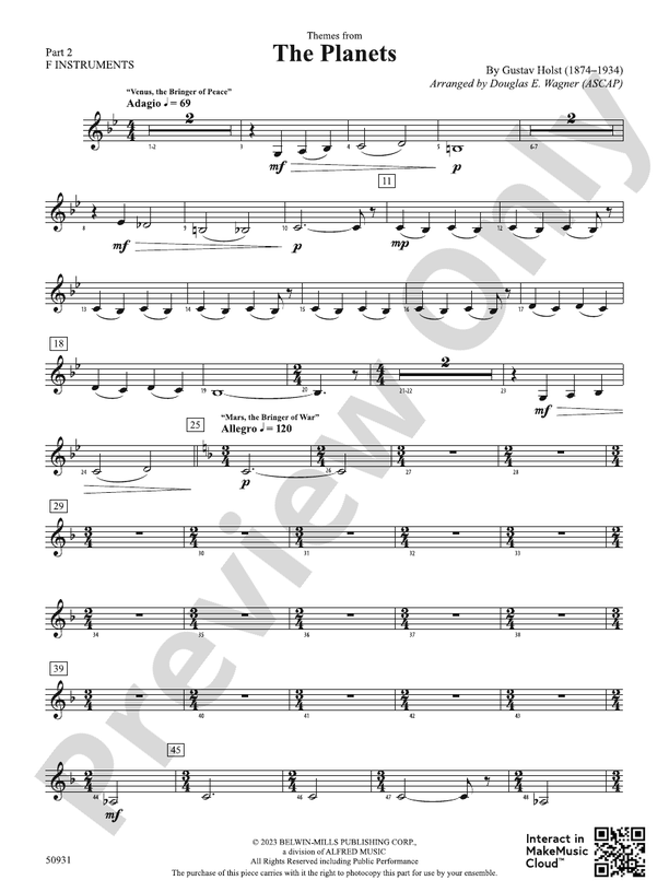 The Planets: Part 2 - F Instruments: Part 2 - F Instruments Part ... The Planets: Part 2 - F Instruments: Part 2 - F Instruments Part ...