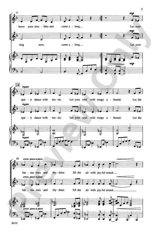Festival Song: 2-Part Choral Octavo: Dave Perry - Digital Sheet Music ...