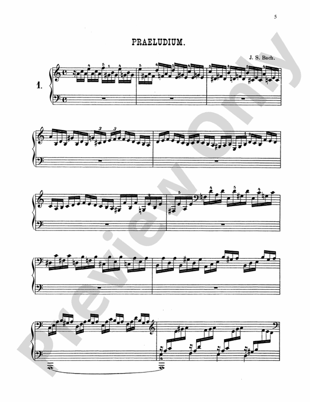 Bach: Six Organ Preludes and Fugues (Arr. Franz Liszt): No. 1, Prelude ...