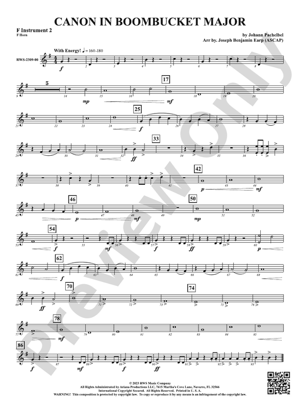 Canon in Boombucket Major: Part 2 - F Instruments: Part 2 - F ...