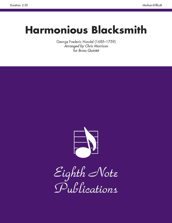 Harmonious Blacksmith: Brass Quintet Score & Parts: George Frederic ...