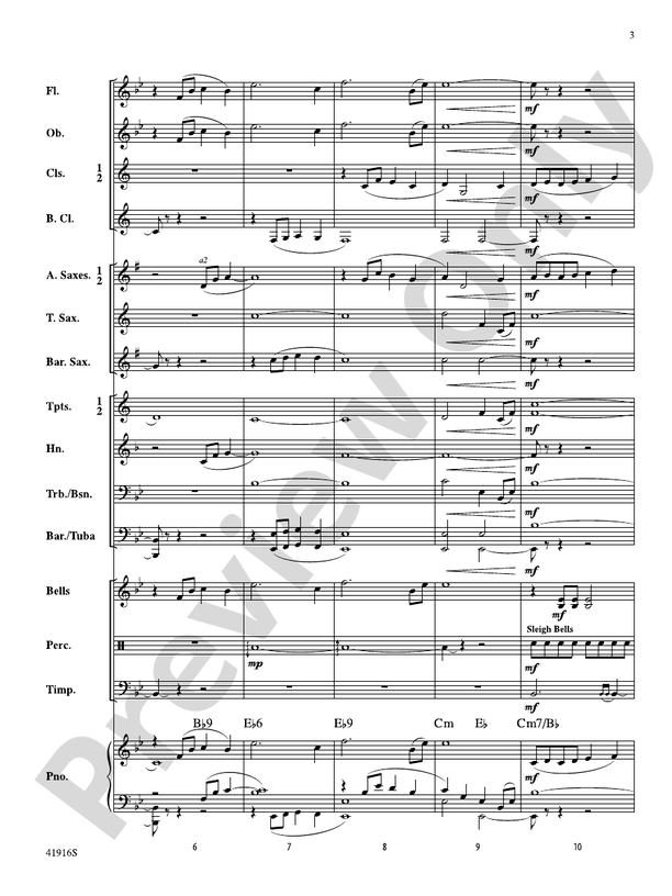 Winter Whispers: Concert Band Conductor Score & Parts: Chris M. Bernotas - Digital Sheet Music ...