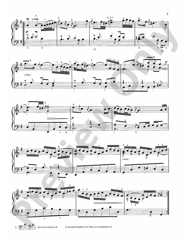 Bach: Goldberg Variations: Goldberg Variations Part - Digital Sheet ...