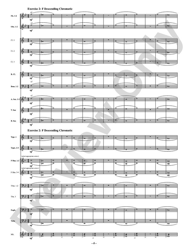 Keys to Success: Sonority and Technique - Warm-Ups for Symphonic Band ...