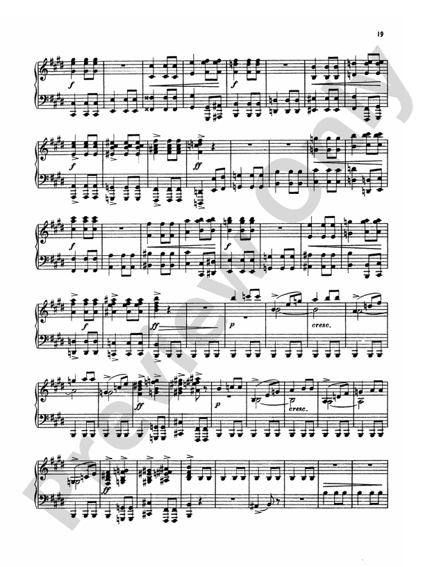 Liadov: Arabesques: Arabesque IV Part - Digital Sheet Music Download