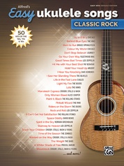 Alfred's Easy Ukulele Songs: Rock and Pop: Easy Hits Ukulele Book ...