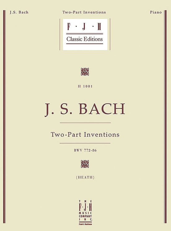 J. S. Bach: Two-Part Inventions: Piano Book: J.S. Bach | Sheet Music