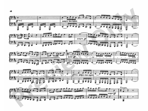 Bach: Suites (Arr. Max Reger): 3. Suite in D Major Part - Digital Sheet ...