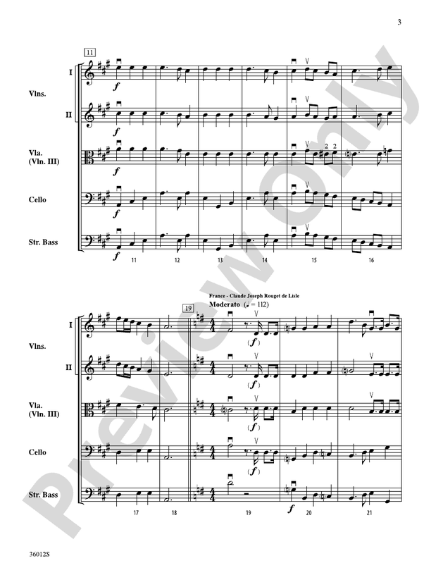 National Anthems Around the World: Score: String Orchestra Score ...