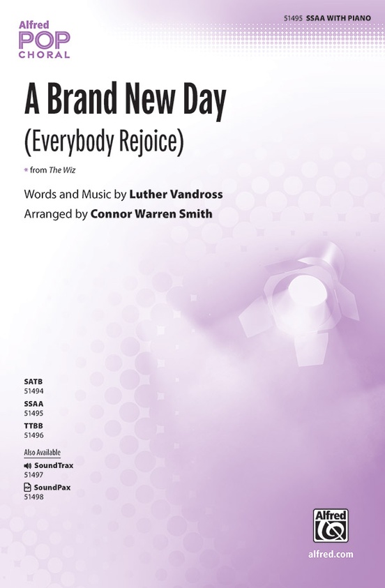 A Brand New Day: SSAA Choral Octavo: Luther Vandross | Sheet Music