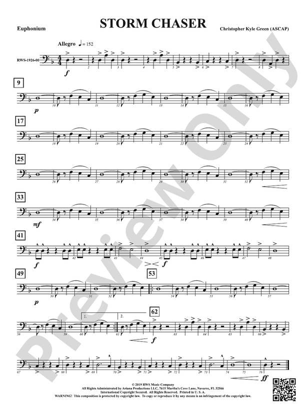 Storm Chaser: Baritone B.C.: Baritone B.C. Part: Christopher Kyle Green ...