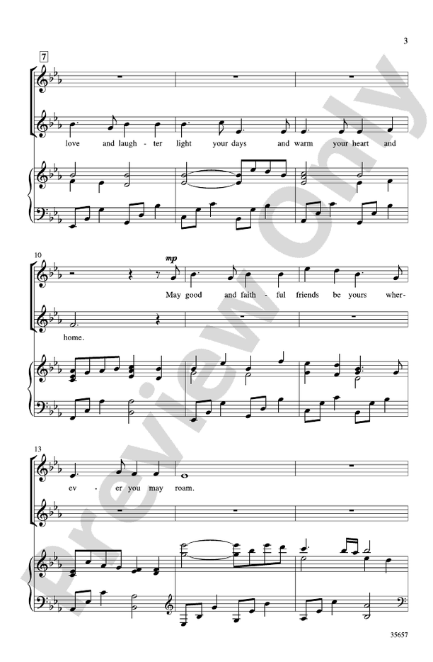 A Blessing: 2-Part Choral Octavo: Jay Althouse - Digital Sheet Music ...