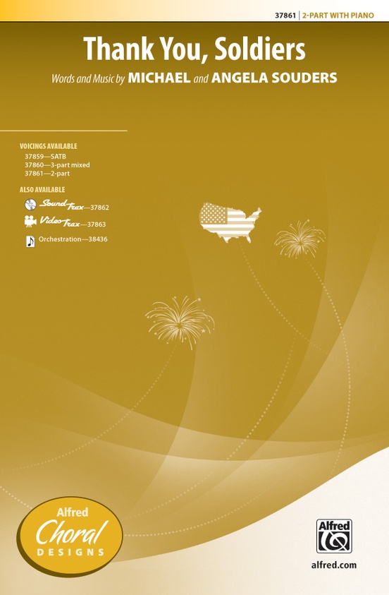 Thank You, Soldiers: 2-Part Choral Octavo: Michael Souders | Sheet Music
