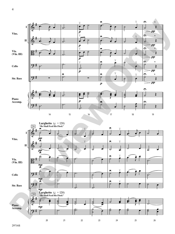 Themes from Handel's Messiah: Score: String Orchestra Score - Digital ...