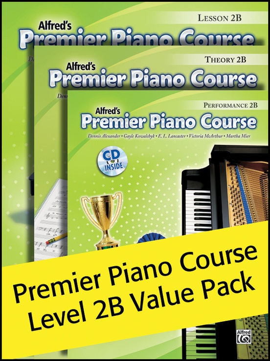 Premier Piano Course, Lesson, Theory & Performance 2B (Value Pack): | Alfred Music