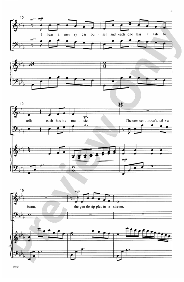Hear the Music: SAB Choral Octavo: Ruth Elaine Schram - Digital Sheet ...