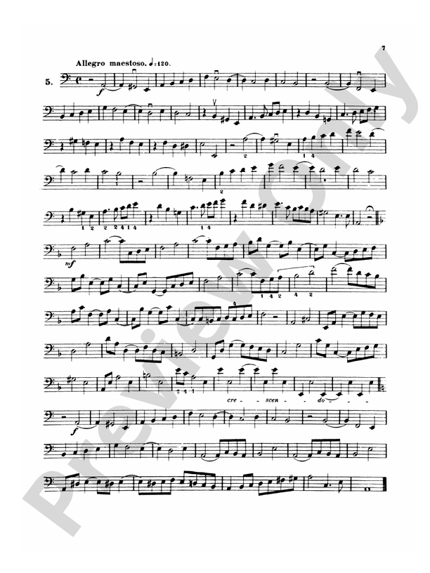 Simandl: Thirty Etudes for Double Bass: String Bass Book: Franz Simandl ...