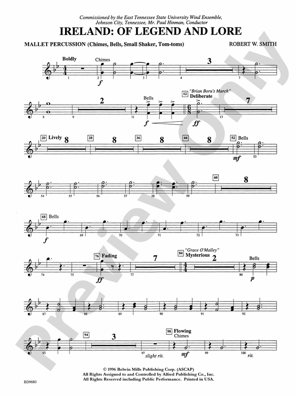 Ireland: Of Legend and Lore: Mallets: Mallets Part - Digital Sheet Music Download