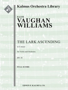 The Lark Ascending for Violin and Orchestra: Full Orchestra, Solo ...