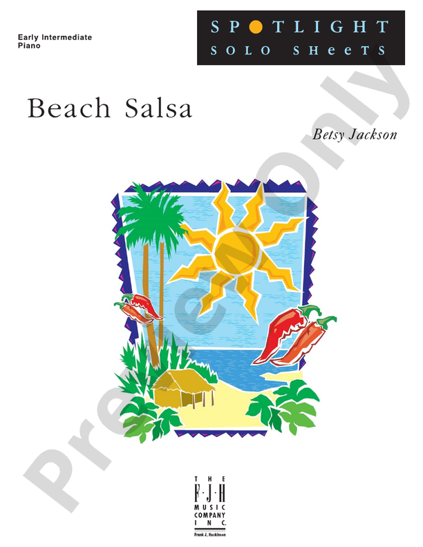 Beach Salsa: Piano: Betsy Jackson - Digital Sheet Music Download