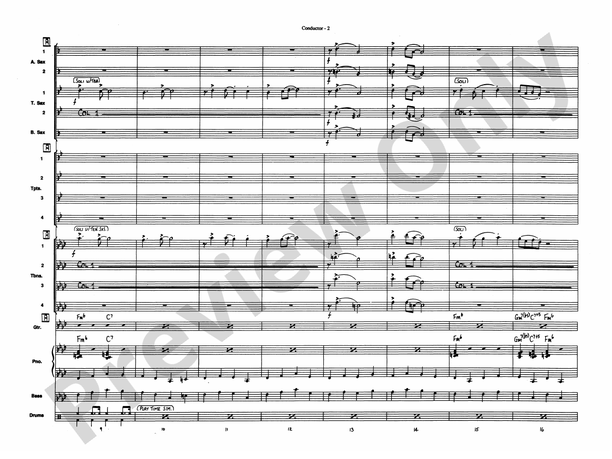 Sing, Sing, Sing: Score: Jazz Ensemble Score - Digital Sheet Music Download