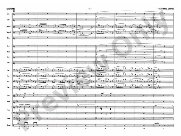 Fascinating Rhythm: Score: Jazz Ensemble Score - Digital Sheet Music ...