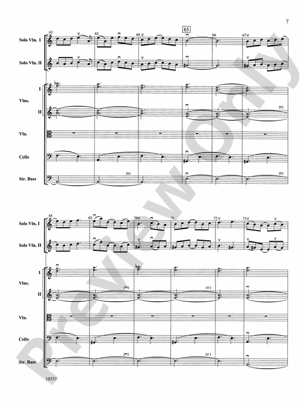 Bailes para Orquesta (For Two Solo Violins and String Orchestra): String Orchestra Conductor ...