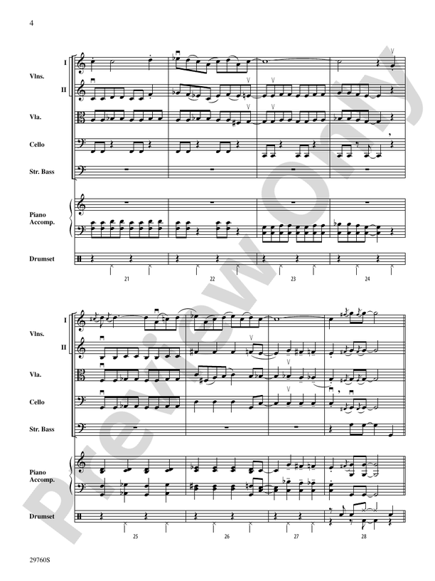 New Orleans Blues: Score: String Orchestra Score - Digital Sheet Music ...