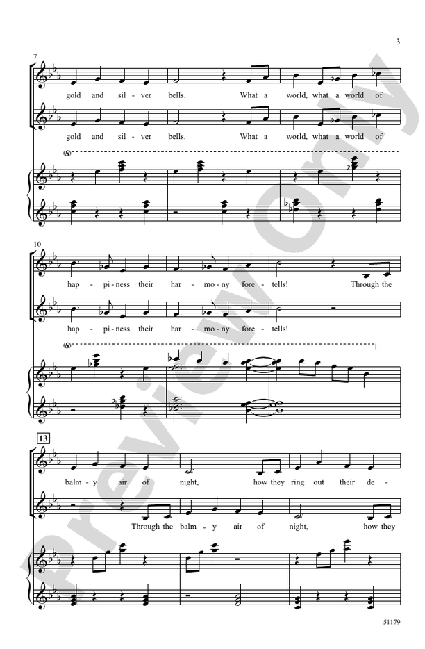 The Bells: SA/2-Part Choral Octavo: Ben Kapilow - Digital Sheet Music ...