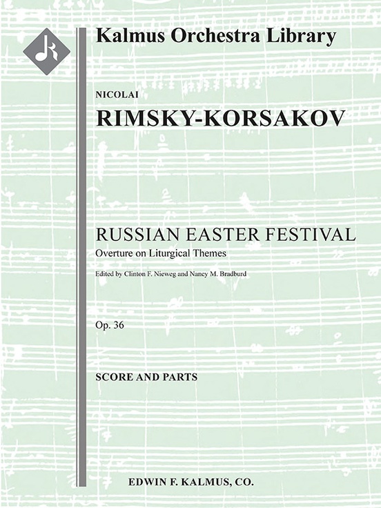 Russian Easter Overture, Op. 36: Conductor Score & Parts: Nicolai ...