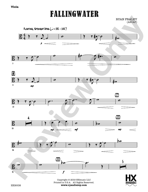 Fallingwater: Optional Viola: Optional Viola Part: Ryan Fraley ...