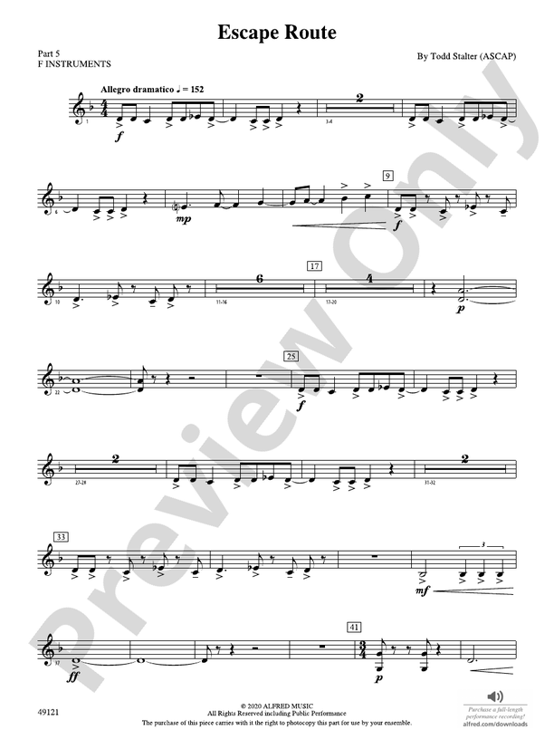 Escape Route: Part 5 - F Instruments: Part 5 - F Instruments Part ...