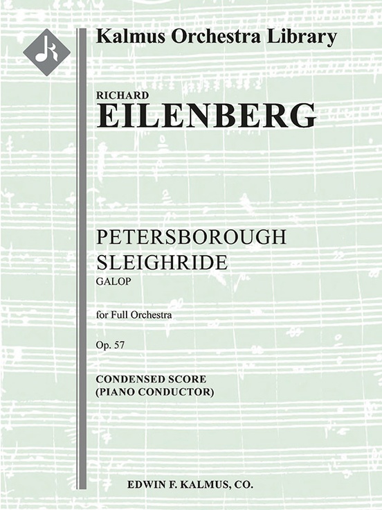 Petersborough Sleighride (Galop), Op. 57: Full Orchestra Choral Score ...