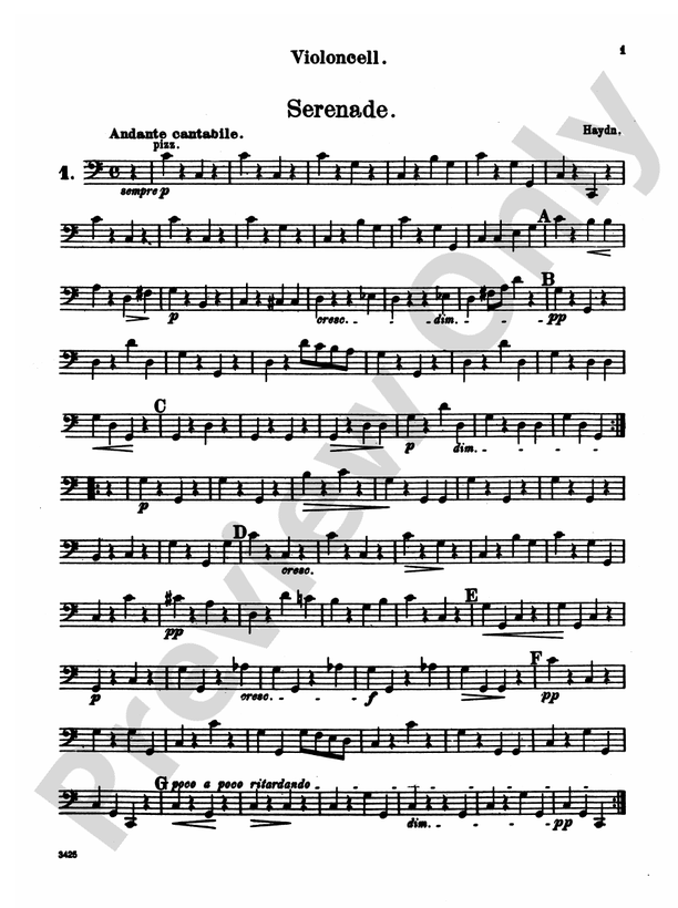 Album of Easy String Quartets, Volume I (Pieces by Bach, Haydn, Mozart ...