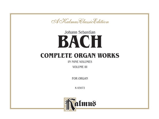 Bach: Complete Organ Works, Volume III: 10. Praeludium et Fuga, E Minor Part - Digital Sheet ...