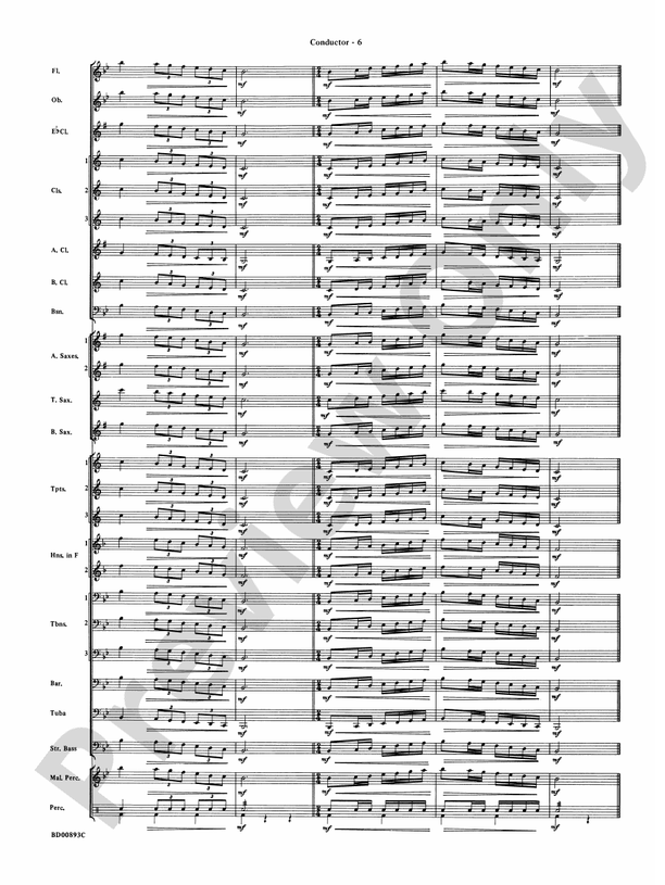 Belwin "Warm-Ups" for Symphonic Band: Score: Concert Band Score ...