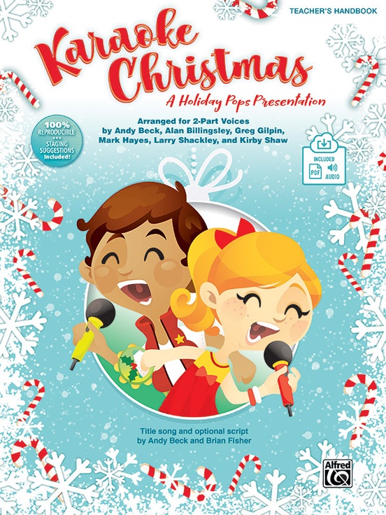 Karaoke Christmas: Teacher's Handbook & Online PDF/Audio | Sheet Music