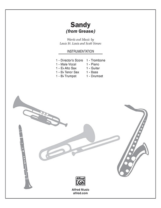 Sandy: Guitar: Guitar Part - Digital Sheet Music Download