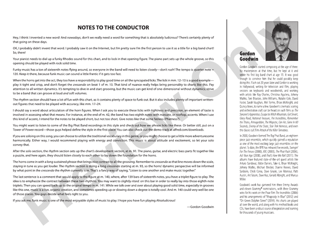 Absoludicrous: Score: Jazz Ensemble Score - Digital Sheet Music Download