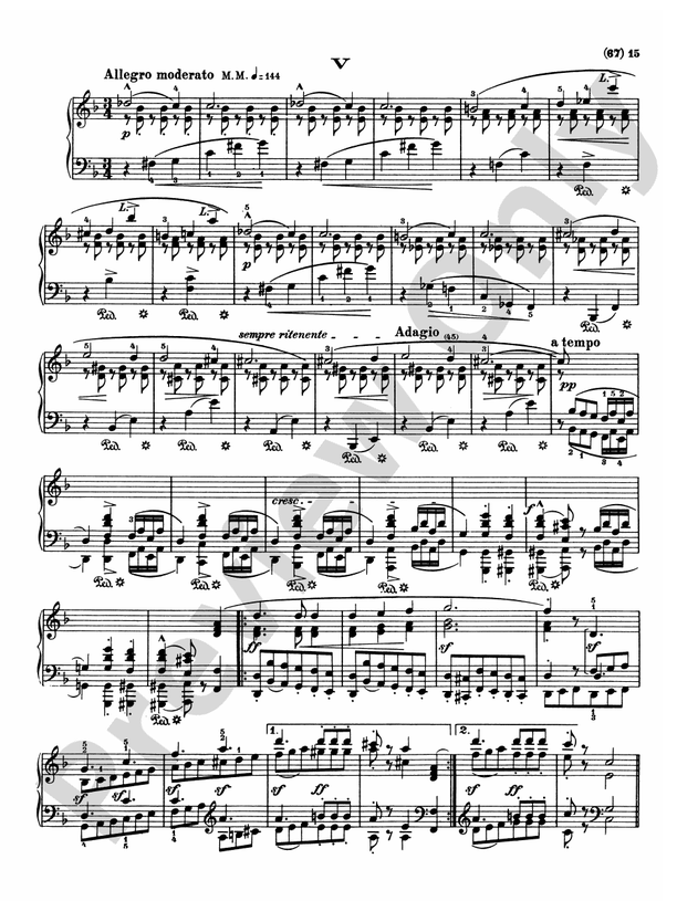 Schumann: Complete Works (Volume I): Op. 4, Intermezzi, No. 5 Part ...