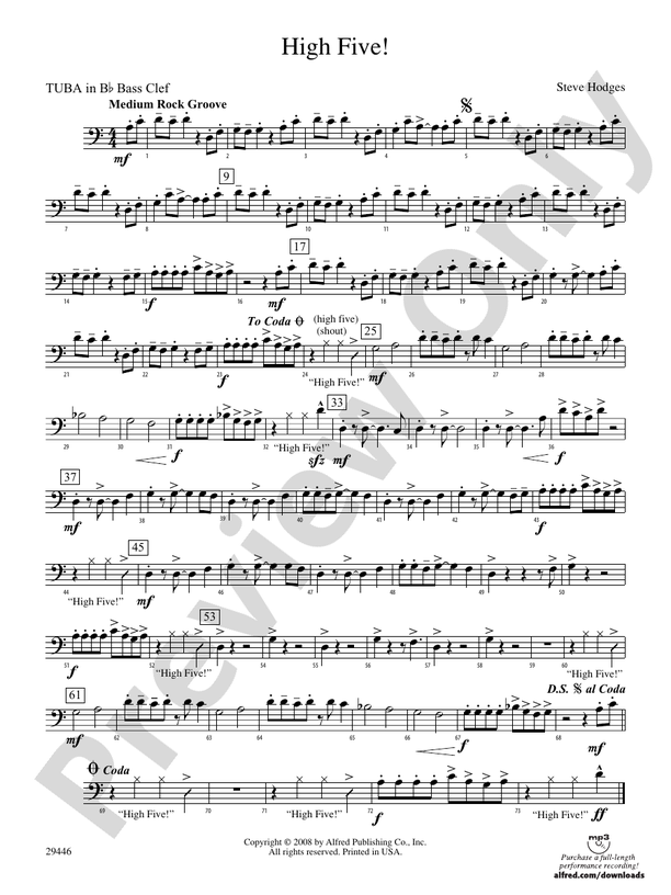 High Five!: (wp) B-flat Tuba B.C.: (wp) B-flat Tuba B.C. World Part ...