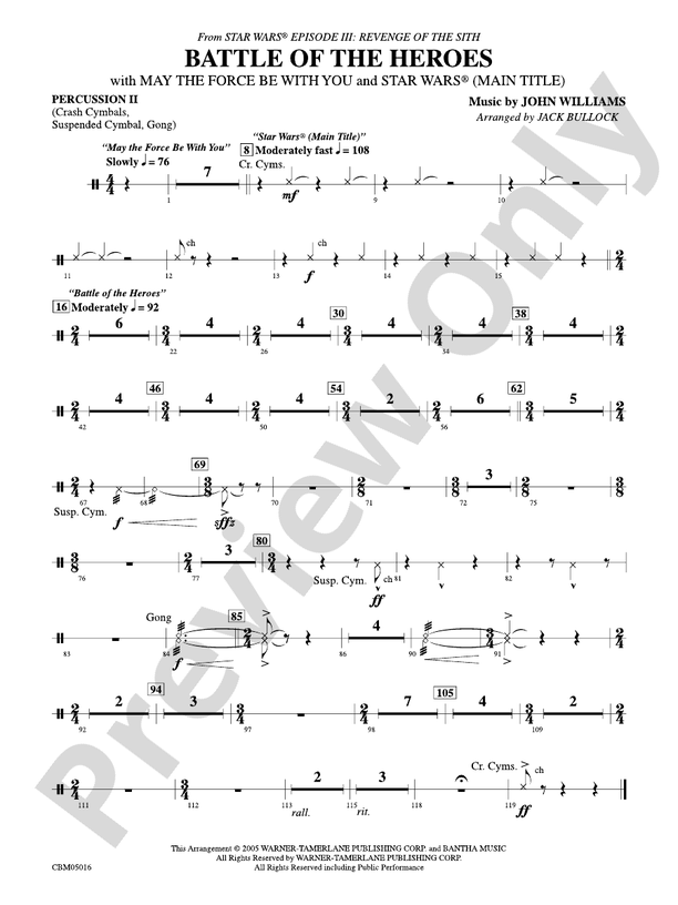 The Battle of the Heroes (from Star Wars®: Episode III Revenge of the ...