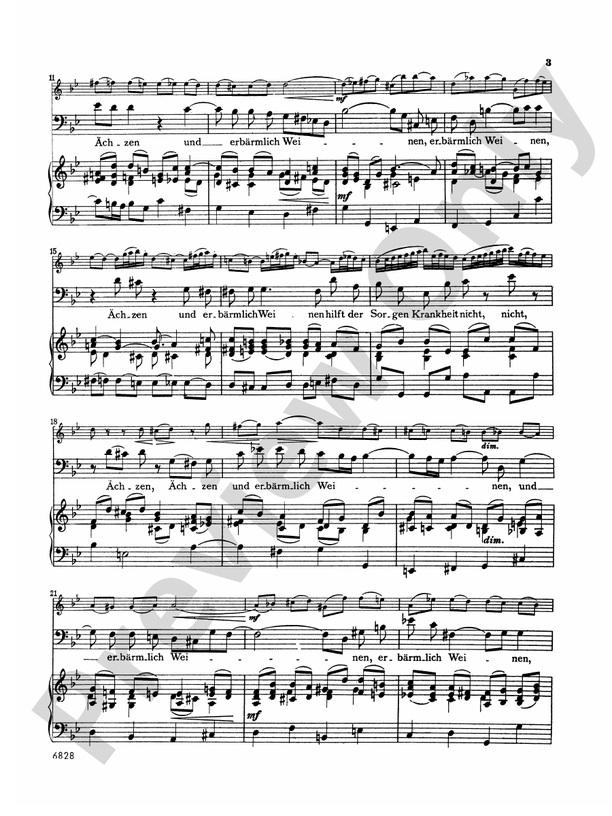 Bach: 12 Bass Arias from Church Cantatas (German): Vocal Book: Johann Sebastian Bach - Digital ...