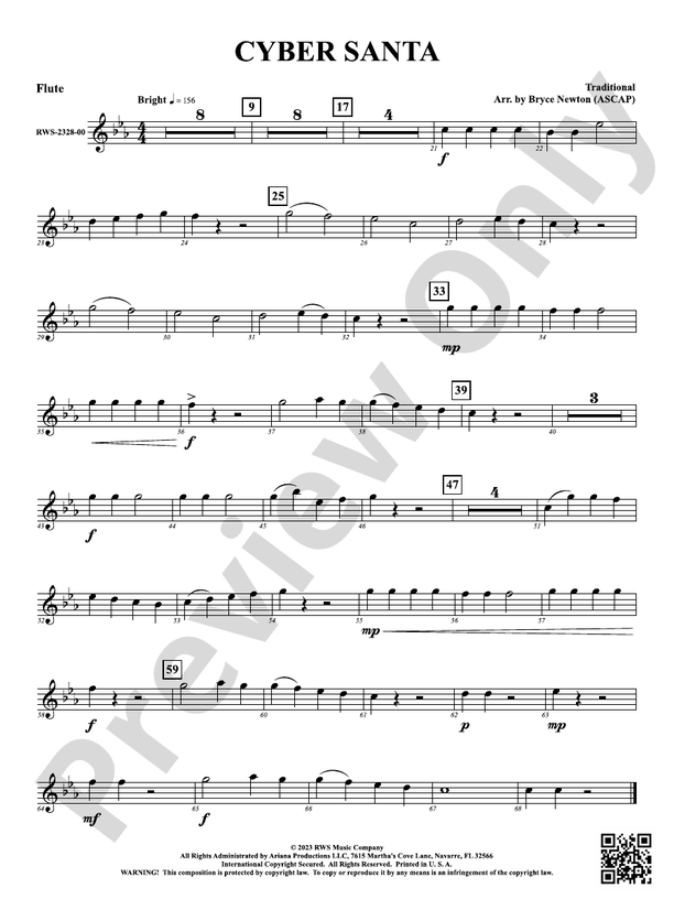 Cyber Santa: 1st Flute: 1st Flute Part - Digital Sheet Music Download