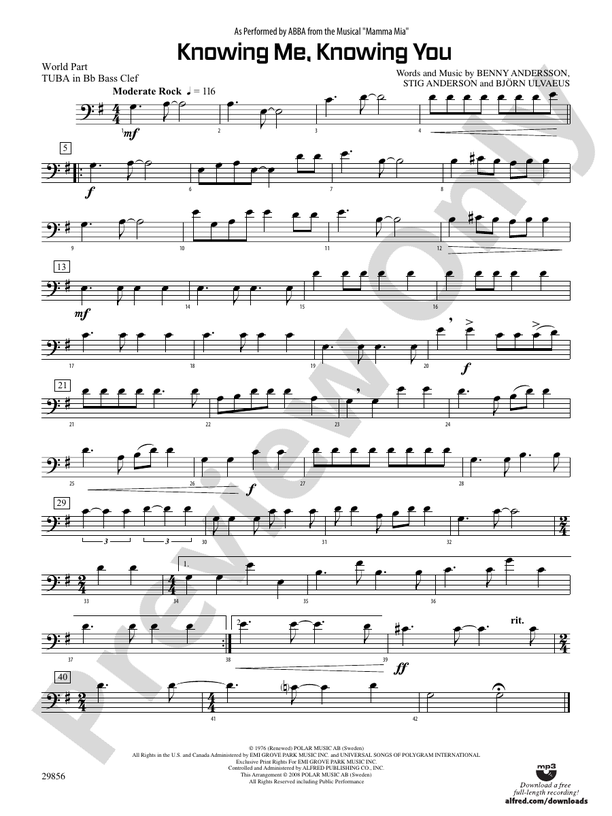 Knowing Me, Knowing You (As performed by ABBA from the musical Mamma ...