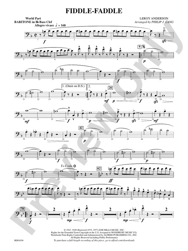 Fiddle-Faddle: (wp) B-flat Baritone B.C.: (wp) B-flat Baritone B.C ...