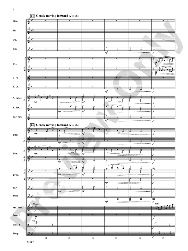 All the Starry Band: Concert Band Conductor Score & Parts: William G ...