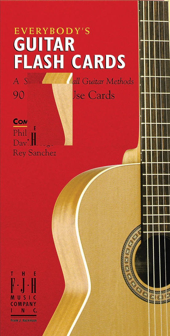 Everybody's Guitar Flash Cards: Elementary Guitar Book: David Hoge ...